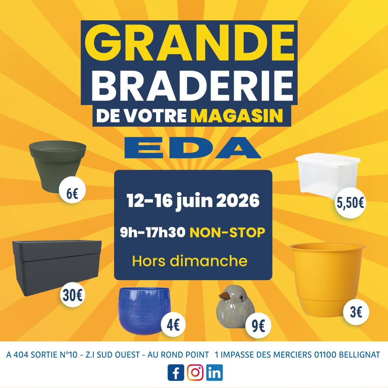 La Grande Braderie est de retour ! | EDA